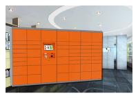 China Library Electronic Luggage Lockers Automatic Storage Lockers With Big Touch Screen for sale