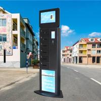 China Standing Style Phone Charging Locker Kiosk With Fast Charge Technology for sale
