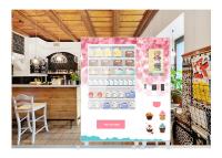 China 24 Hours Huge Variety Cupcake Mini Mart Vending Machine With Elevator And Refrigerator for sale