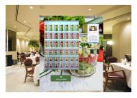 China Outdoor Refrigerator Salad In A Jar Vending Machine With 32 Inch Touch Screen for sale
