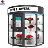 China 24h Self-Service Flower Vending Locker Smart Payment, Refrigeration Low Stock Alarm for sale