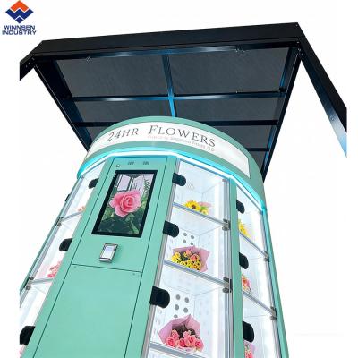 China Smart Winnsen Flower Vending Locker Card Payment, Humidification Low Stock Alert for sale