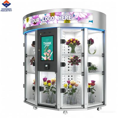 China Winnsen Fresh Flower Vending Locker with Cooling, Humidifier Outdoor Rainproof Canopy for sale