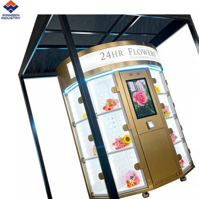 China Outdoor Winnsen Smart Flower Vending Locker with Fresh Storage Multi-Color Options for sale
