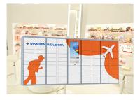 China Intelligent Parcel Delivery Lockers For E - Commerce / Online Purchase , 15 Inch Touch Screen for sale