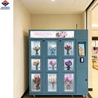 China Winnsen Smart Flower Vending Machine with 19 inch LCD Humidification Cooling and Double Glass Auto-Close Door for sale