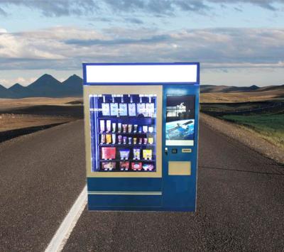 China Mini Drink Snack Food Candy Meat Vending Machine For Beer Vegetables With Conveyor Belt for sale
