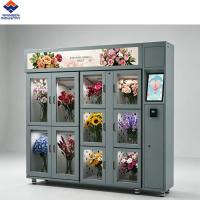 China Winnsen 10-Door Smart Flower Vending Machine with Refrigeration & Humidification System and 19 inch LCD for sale