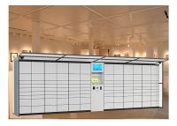 China Safe Self Service Over Bonnet Luggage Package Storage Deposit Locker Cabinet With Camera for sale