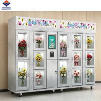 China Winnsen Custom 24 Hours Outdoor Fresh-Cut Flower Vending Machine for Floral Shop Selling 16 Bouquets for sale