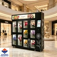 China Winnsen Automatic Smart Flower Vending Machine With Constant Temperature Humidification & Credit Card Payment for sale