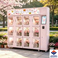 China Winnsen Smart the Flower Locker With Large Transparent View Window, Multi Cashless Payment, Indoor Outdoor Commercial Use for sale