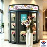 China Winnsen 24 Hours Flower Vending Machine, Touch Screen With Remote Control System for Public Places for sale