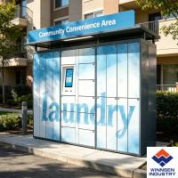 China Winnsen Intelligent 24H Self Service Laundry Drop-Off Locker With WIFI Real-Time SMS Alert Remote Control Platform for sale