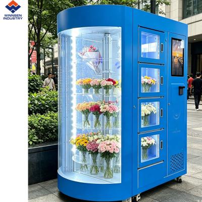 China Winnsen Online Shop Hot Selling Fresh Flower Self Vending Machine for sale