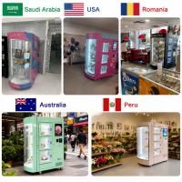 China Winnsen 24 Slots Smart Fresh Flower Vending Machine Refrigerated Humidified for USA for sale