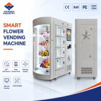China Winnsen 360° Rotating Display Fresh Flower Vending Machine with Humidifier Refrigerator and 19 inch Touch Screen for sale