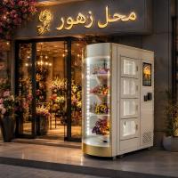 China Winnsen Refrigerated Humidity Controlled Fresh Flower Vending Machine 2 to 8°C for Saudi Heat for sale