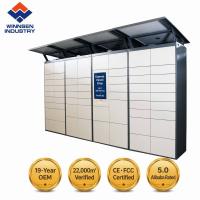 China Winnsen Outdoor Smart Parcel Locker with Galvanized Steel, 24/7 Electronic Lock and 15