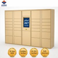 China Winnsen Luxury Smart Parcel Locker with Multi Language UI 24/7 Electronic Lock and Customizable Design for Dubai Mall UAE for sale