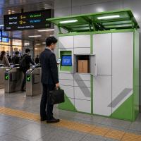 China Winnsen Smart Parcel Locker with 15.6