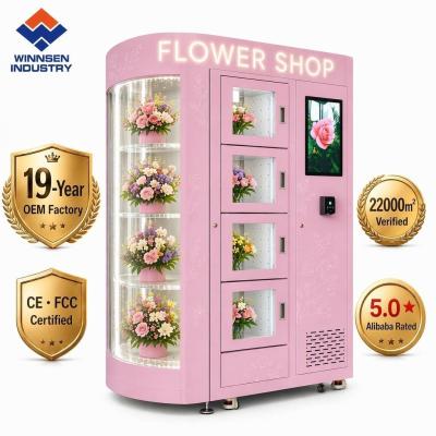 China Smart Flower Vending Machine with 22