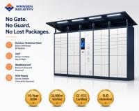China Stainless Steel Smart Parcel Locker with 24/7 Access and Cloud Remote Management for Outdoor Use for sale