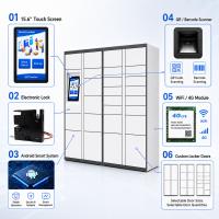 China Heavy Duty Smart Parcel Locker with Android OS and Cloud-based Remote Management for Factory Workers for sale