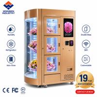 China 22 Inch Touch Screen Smart Flower Vending Machine with Cooling System and Cloud Remote Management for sale