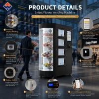 China Winnsen 24/7 Self-Service Refrigerated Fresh Flower Vending Kiosk with 22 Inch Touchscreen Bouquet Dispenser for sale
