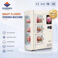 China 24/7 Refrigerated ADA Compliant Fresh Flower Vending Machine with 22 Inch Touchscreen for sale
