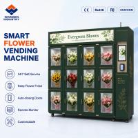 China Customizable Color Fresh Flower Vending Machine with 15.6-inch Touchscreen and Refrigerated System for sale