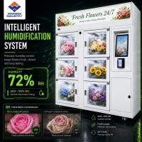 China Customizable Color Fresh Flower Vending Machine with 15.6-inch Touchscreen and Refrigerated System for sale