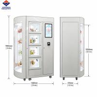 China Winnsen 24 Slots Smart Flower Vending Machine with Refrigerator and Humidifier Auto Closing Doors for sale