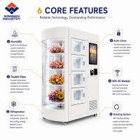 China Rose Flower Vending Machine with 48 Slots Refrigerated System and Humidifier System for sale