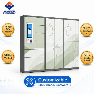 China Smart Laundry Locker with 15.6