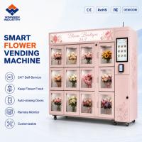 China 15.6-inch Touch Screen Fresh Flower Vending Machine with Refrigerated System and Multiple Payment Options for sale