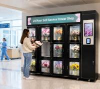 China 15.6-inch Touch Screen Fresh Flower Vending Machine with Refrigerated System and Multiple Payment Options for sale