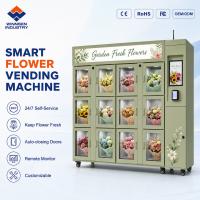 China Winnsen Refrigerated Fresh Flower Vending Machine with Double Glass Door for 24H Florist Shop Operation for sale