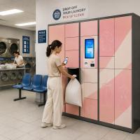 China Winnsen Smart Laundry Locker with 15.6