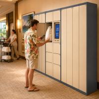 China Smart Laundry Locker with 15.6