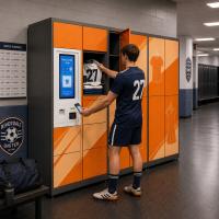 China Smart Laundry Locker with 15.6