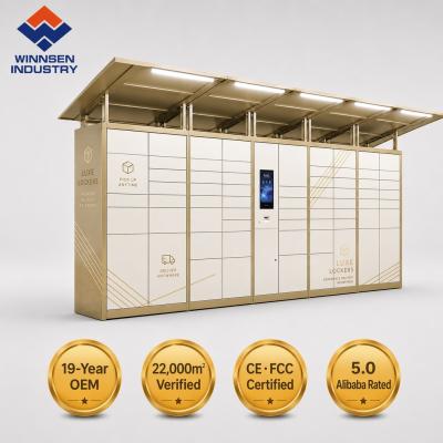 China Winnsen Contactless Smart Parcel Locker Medical Supplies Secure Access for Community Health Center for sale