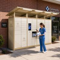 China Winnsen Contactless Smart Parcel Locker Medical Supplies Secure Access for Community Health Center for sale