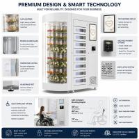 China Winnsen 24/7 College Campus Refrigerated Smart Flower Vending Machine ADA Compliant for USA University for sale