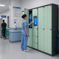 China Winnsen Medical Smart Laundry Locker RFID Staff Access for Hospital Linen Management for sale