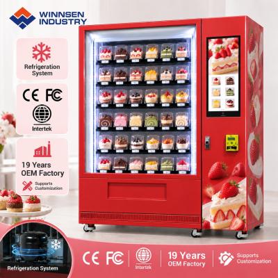 China Winnsen Cupcake and Bread Vending Machine for Supermarket Coffee Shop Office Lobby for sale