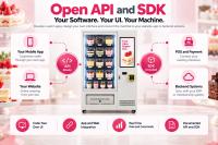 China Winnsen Automatic Bakery Cake Vending Machine Chilled Pastry Display Cashless Payment for Retail Store for sale