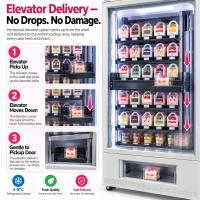 China Winnsen Automatic Bakery Cake Vending Machine Chilled Pastry Display Cashless Payment for Retail Store for sale