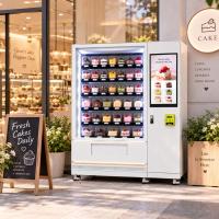 China Winnsen Cake Vending Machine Cold Rolled Steel Cabinet Cashless Card QR Code Payment for sale